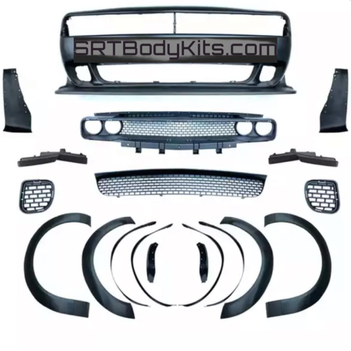 Dodge Challenger Demon style bumper and Wide Body – usabodykits.co.uk